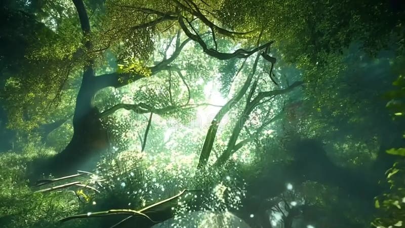 Enchanted Forest stock video. Video of natural, fairytale - 338054059