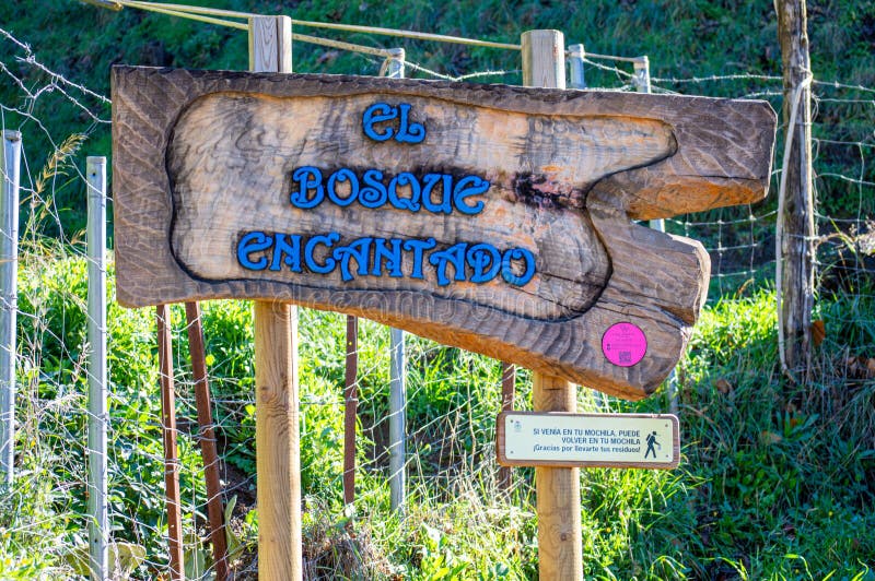 The Enchanted Forest of Parauta in Parauta, Spain Editorial Stock Image ...