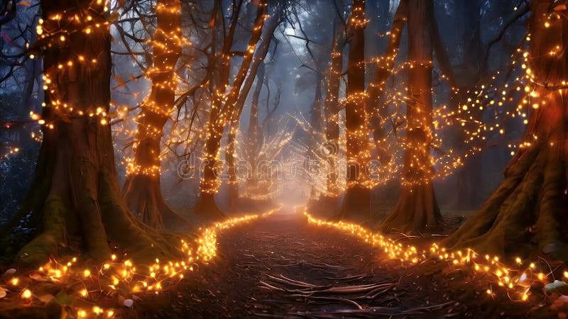 Enchanted Forest Pathway stock footage. Video of trail - 344701162