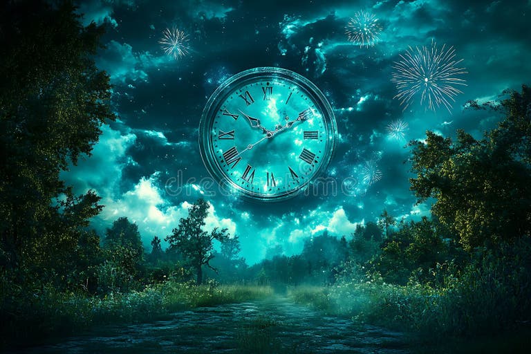 Enchanted Night Timepiece Stock Illustrations – 29 Enchanted Night ...