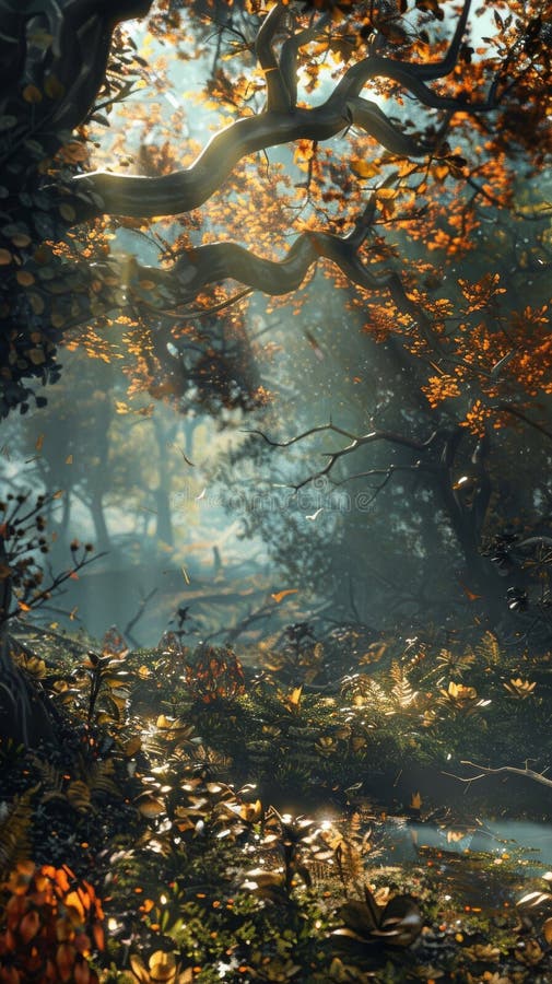 An Enchanted Forest Where Time Stands Still and Seasons Change with a ...