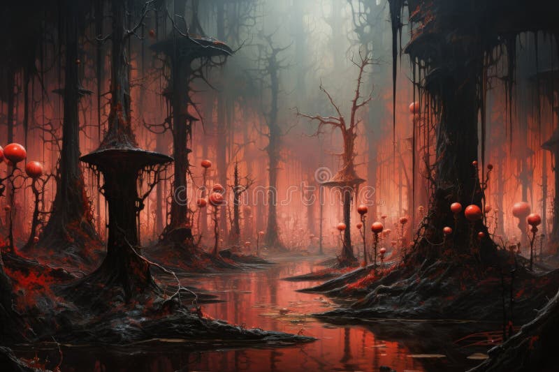 Enchanted Forests with Sentient Talking Trees - Generative AI Stock ...