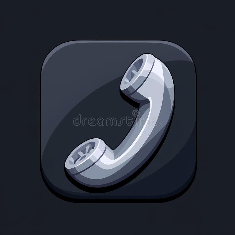 An Chunky Image of a Silver Phone with a Glossy Coating. the Background ...