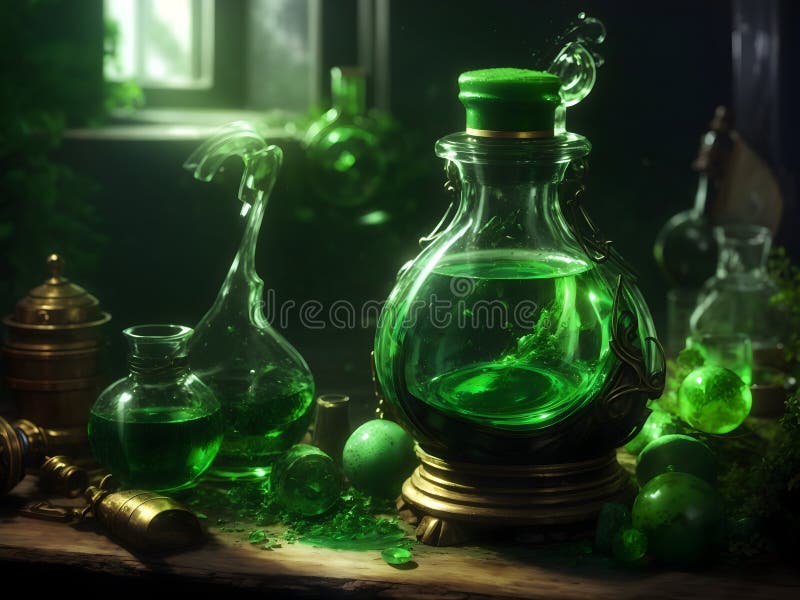 Enchanted Greens: Unveiling the Mystique of the Green Potion Stock ...