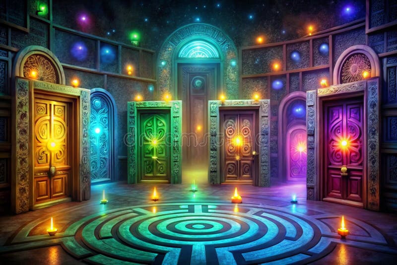Doors Maze Stock Illustrations – 145 Doors Maze Stock Illustrations ...