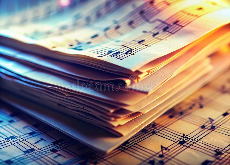 Enchanted Miniature Music Sheets Stock Illustrations – 2 Enchanted ...