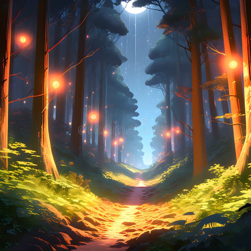 Luminescent Pathway Stock Illustrations – 176 Luminescent Pathway Stock ...