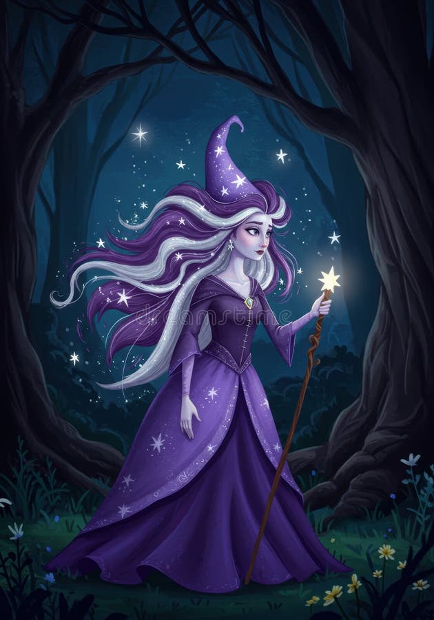 Female Wizard Staff Silhouette Stock Photos - Free & Royalty-Free Stock ...