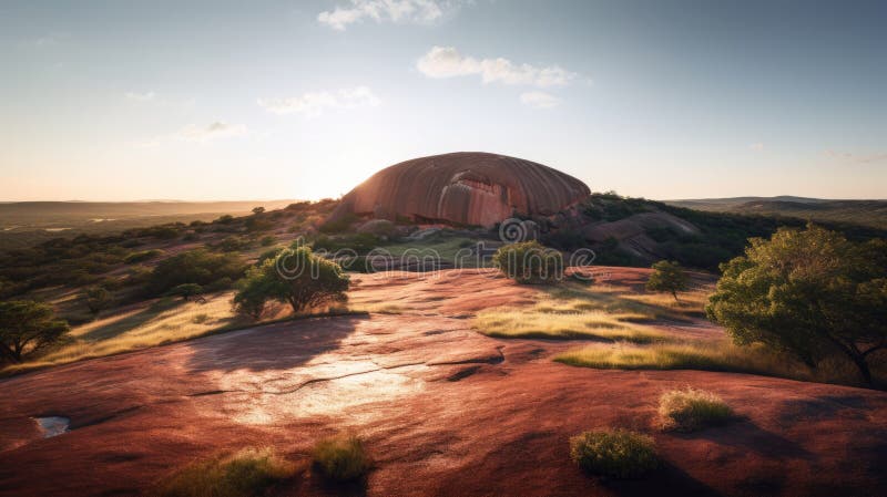 The Enchanted Rock Texas - Made with Generative AI Tools Stock ...