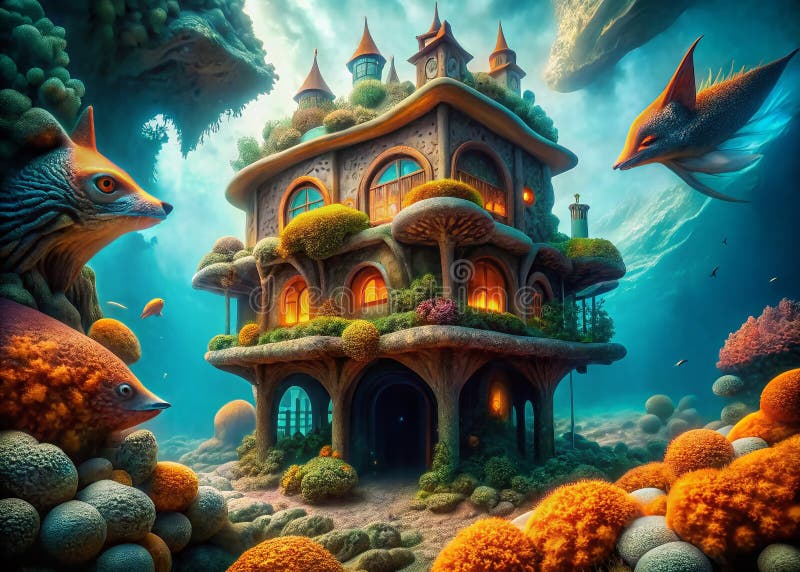 Enchanted Underwater Architecture Exploring Surreal Fish Houses and ...
