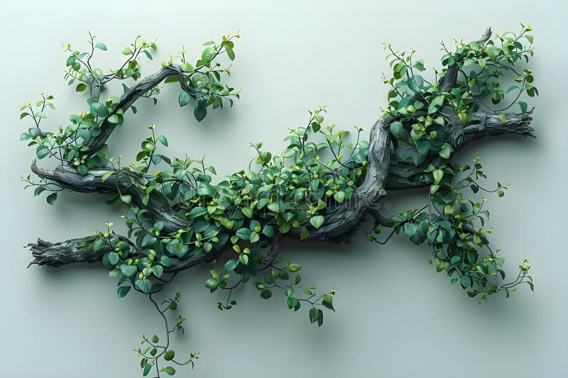 Enchanted Vines: Minimalist UI Elements. Concept Artistic Design ...