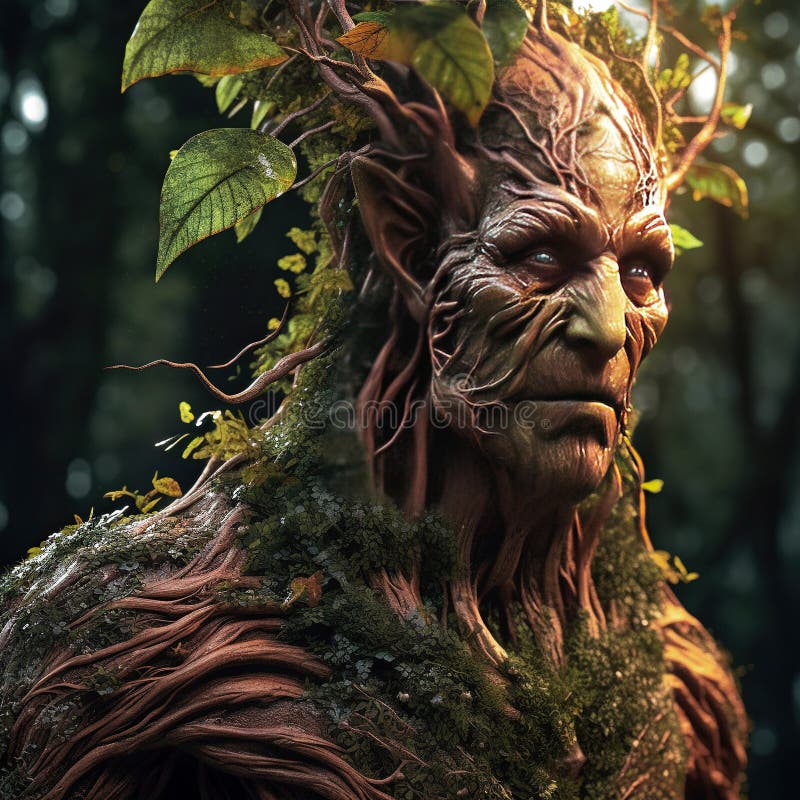 Enchanted Woodland Creature: Half-Human, Half-Forest Spirit ...