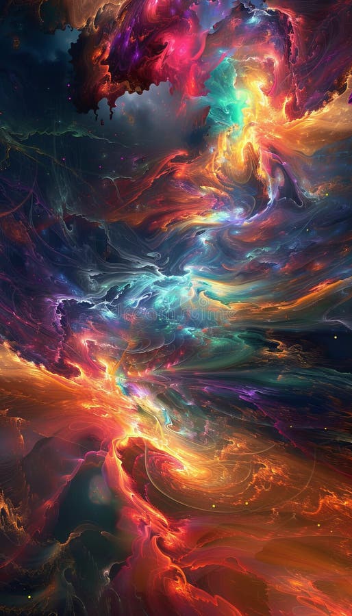 An Enchanting Abstract Artwork Capturing the Essence of Quantum ...