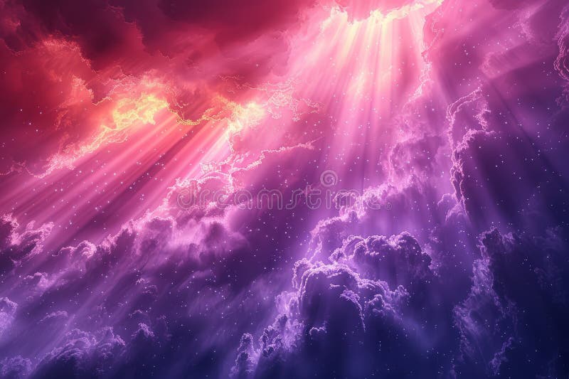 Enchanting Abstract Background, Mesmerizing Purple and Pink Rays ...