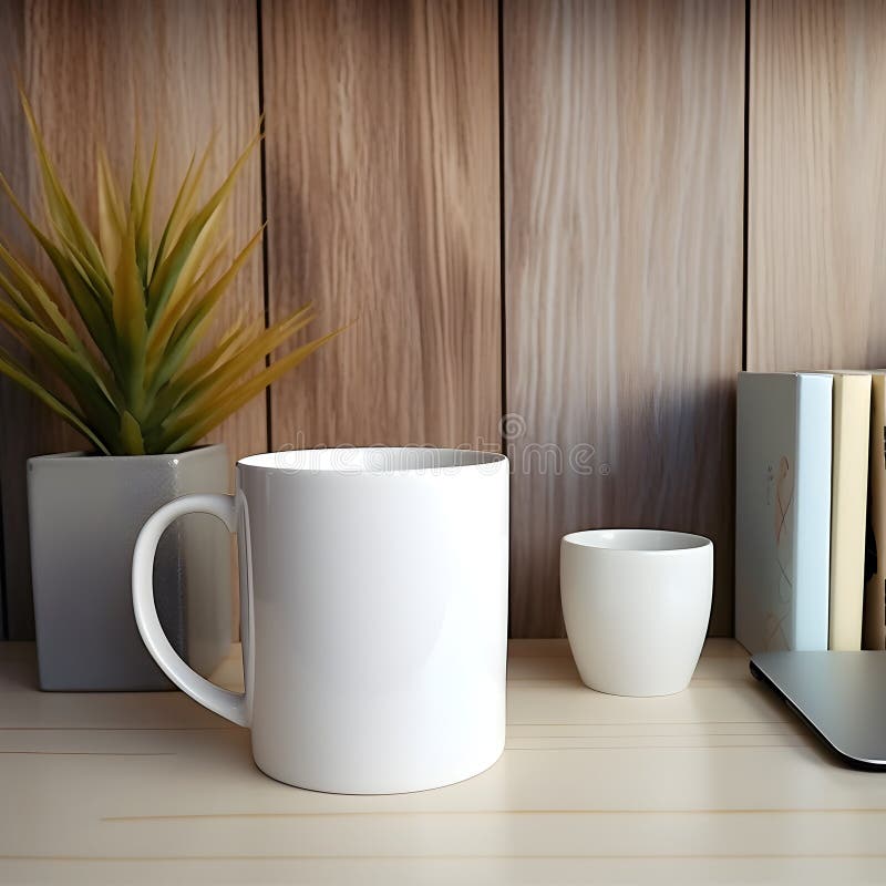 Enchanting Backdrop Setting the Stage for the Elegant Coffee Cup Stock ...