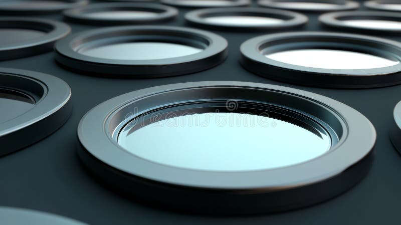 Enchanting Blue and White Circular Abstract Design, a Stunning Visual ...