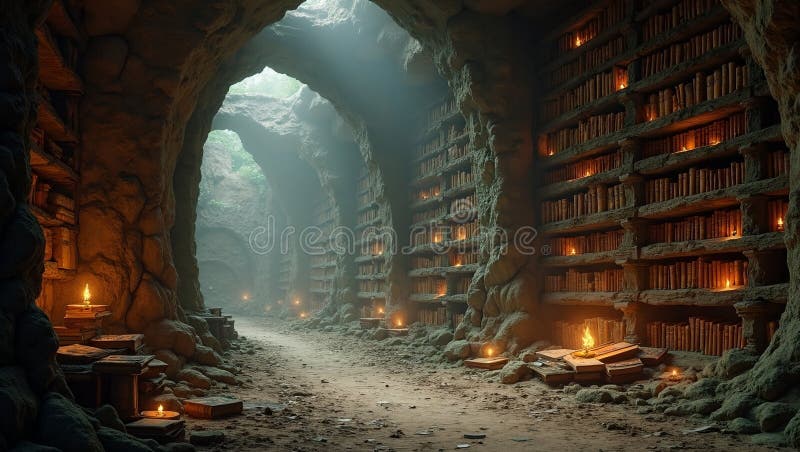 Library Cave Stock Illustrations – 56 Library Cave Stock Illustrations ...
