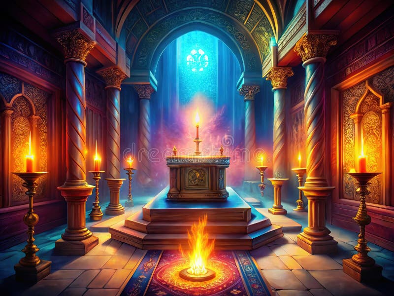An Enchanting Chamber of Secret Rite: a Majestic AI-Generated Visual of ...