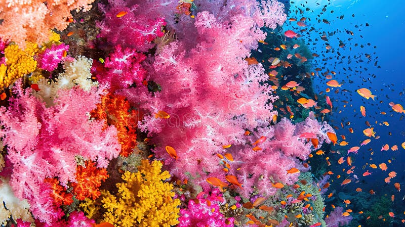 Enchanting Coral Reef Exploration Stock Illustration - Illustration of ...