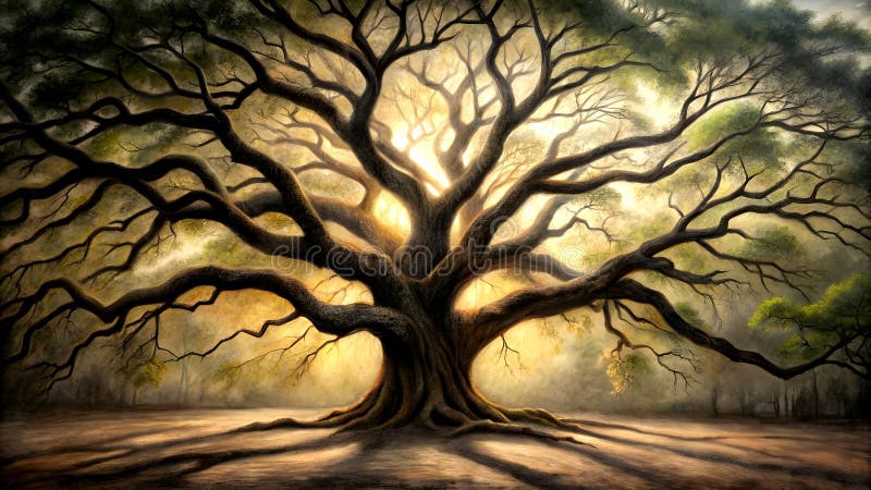 The Enchanting Dance of Light and Shadow: a Charcoal Drawing of an ...