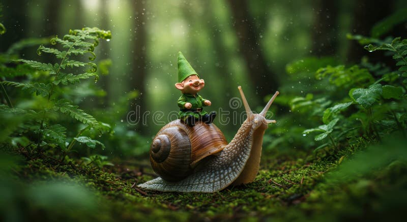 Elf Cute Snail Stock Photos - Free & Royalty-Free Stock Photos from ...