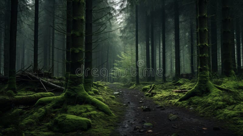 Enchanting Forest Trail: Moody and Tranquil Scenes in Andreas Levers ...