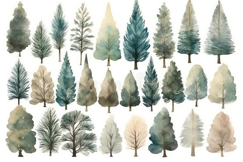 Enchanting Hand-Drawn Forest Pack for Your Next Project . Stock ...