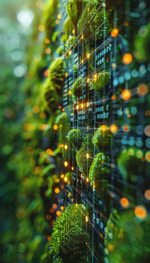 Enchanting Integration of Organic Nature and Futuristic Technology a ...