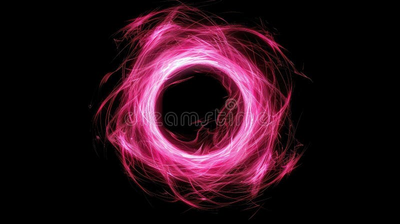Enchanting Magical Pink Fire Light Effect, Casting a Dreamy and ...