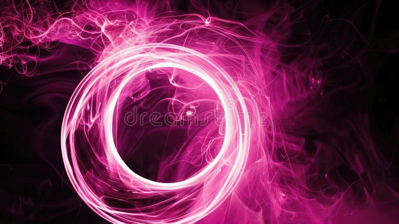 Enchanting Magical Pink Fire Light Effect, Casting a Dreamy and ...