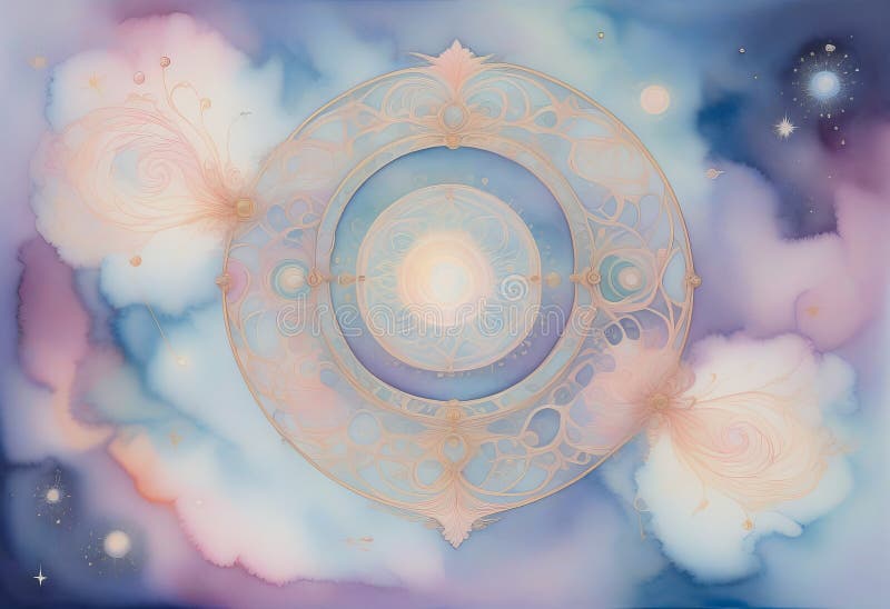 The Enchanting Quantum Communication Device in Watercolor Dreamscape ...