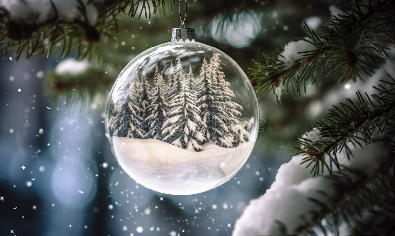 Enchanting Snow-covered World in a Glass Sphere Creating Using ...