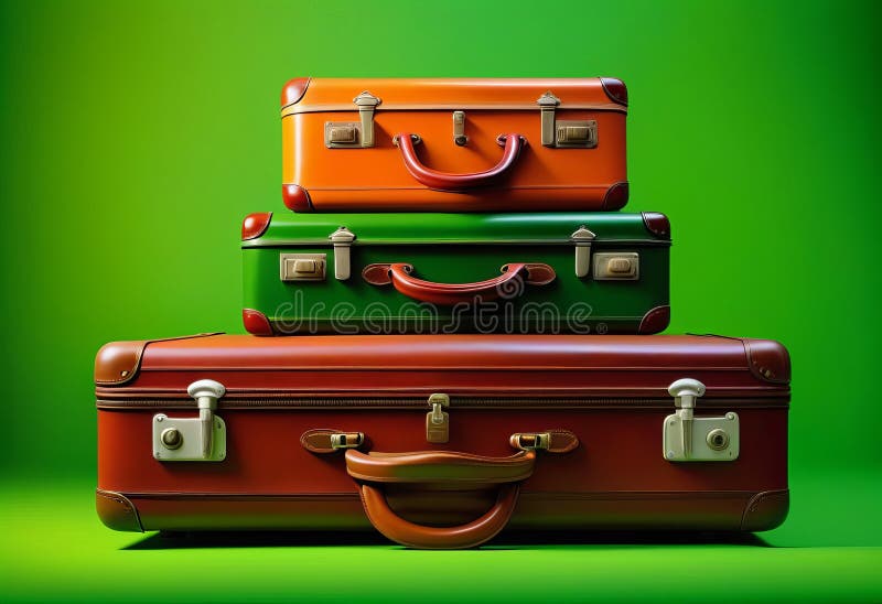 The Enchanting Tale of Suitcases Ready for Adventure Stock Illustration ...