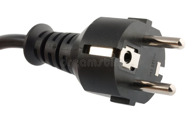 Enchufe eléctrico foto de archivo. Imagen de aislado - 22019846