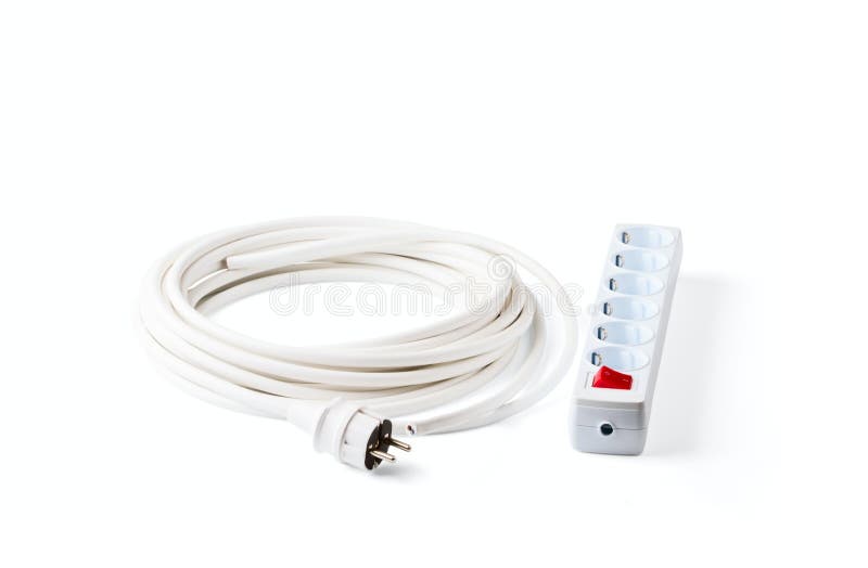 Enchufe Y Socket Del Cable Eléctrico Foto de archivo - Imagen de liso ...