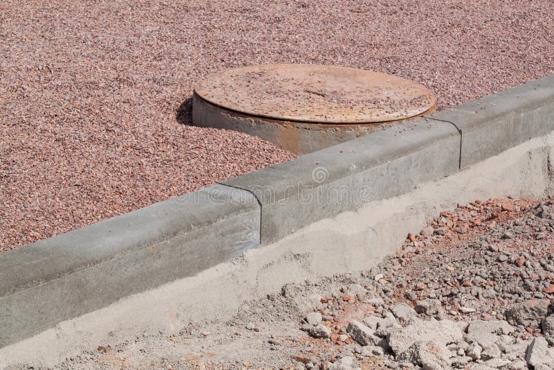 Encintado Del Cemento Del Edificio Foto de archivo - Imagen de puntos ...