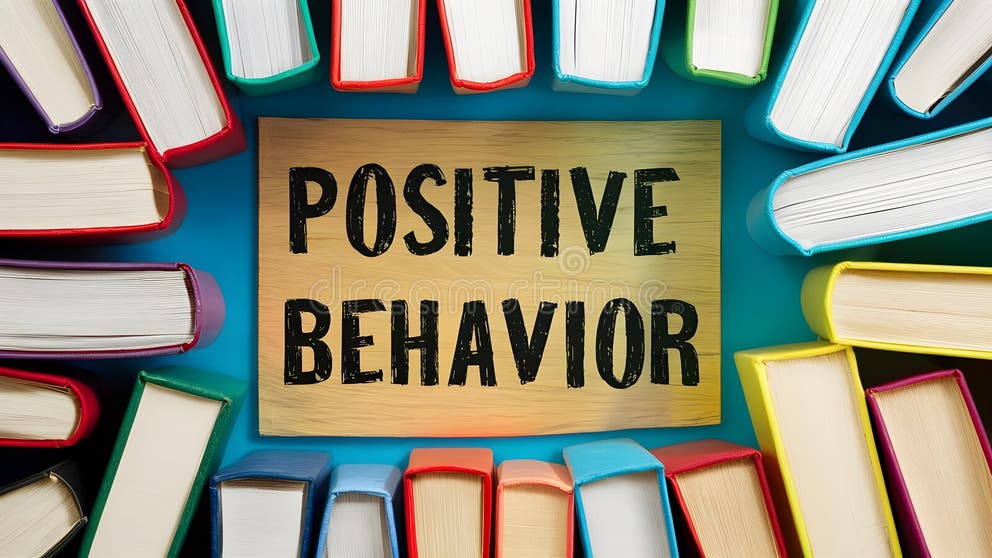 Encircling Knowledge: Books Shaping Positive Behavior. Concept ...