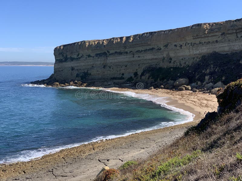 An enclosed beach stock image. Image of beach, like - 270589867
