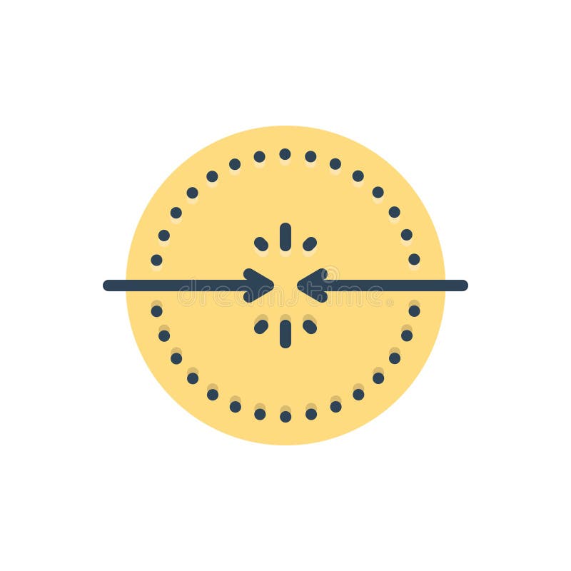 Color Illustration Icon for Encounter, Arrow and Faceoff Stock Vector ...