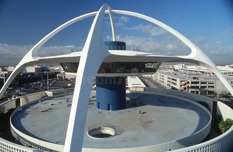 LAX Theme Building stock image. Image of control, building - 18602419
