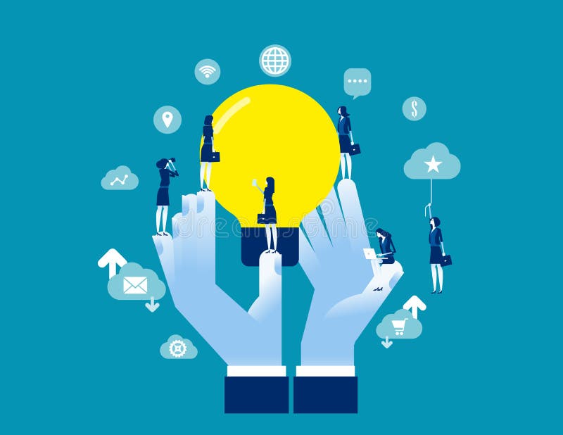 Sharing Idea Stock Illustrations – 16,553 Sharing Idea Stock ...