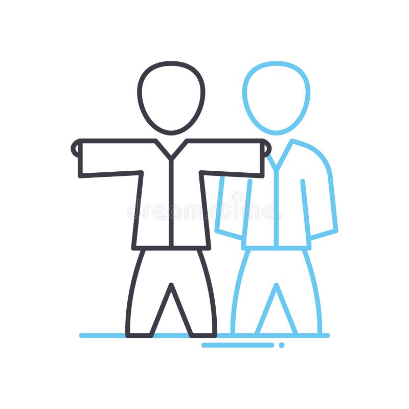 Encourage Training Line Icon, Outline Symbol, Vector Illustration ...