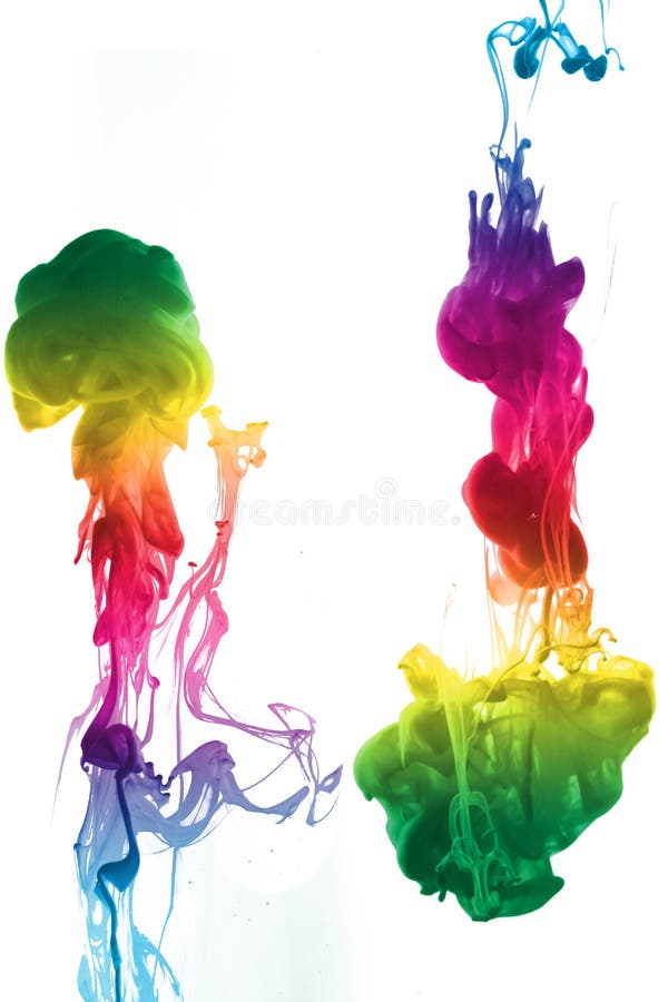 Encre colorée image stock. Image du configuration, teinture - 9738557