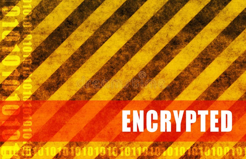 Encrypted Data Background stock vector. Illustration of technology ...