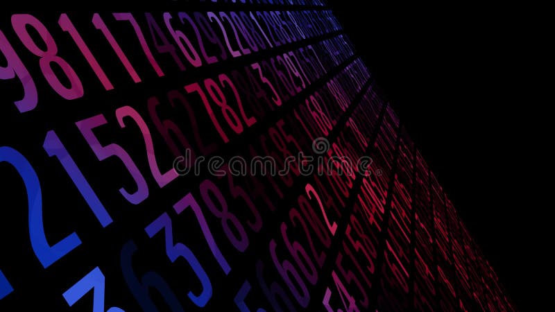 Encrypted Animation a Cryptography Journey through Evolving Numerical Data Stock Video - Video ...