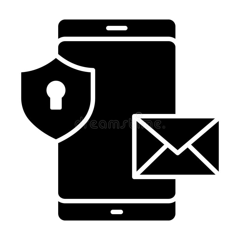 Encrypted Email Icon Which Can Easily Modify or Edit Stock Vector ...