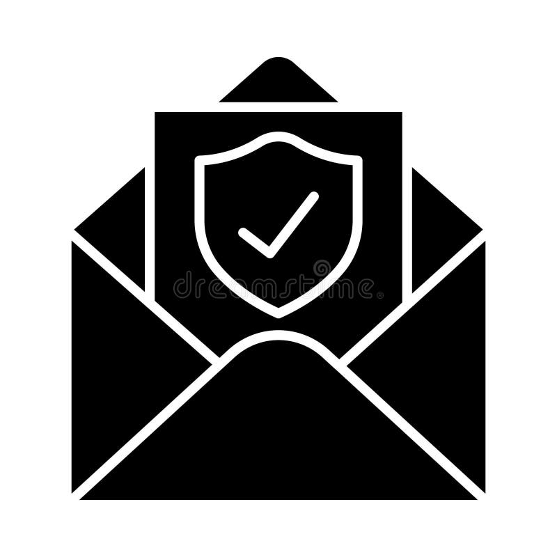 Encrypted Email Isolated Vector Icon Which Can Easily Modify or Edit Stock Vector - Illustration ...