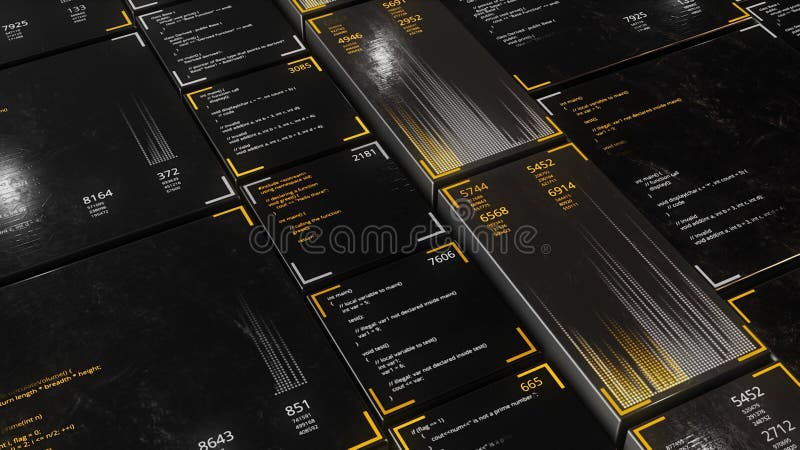 Programming On A Black Background With Red Illumination Motion Stock Video Video Of Graphic