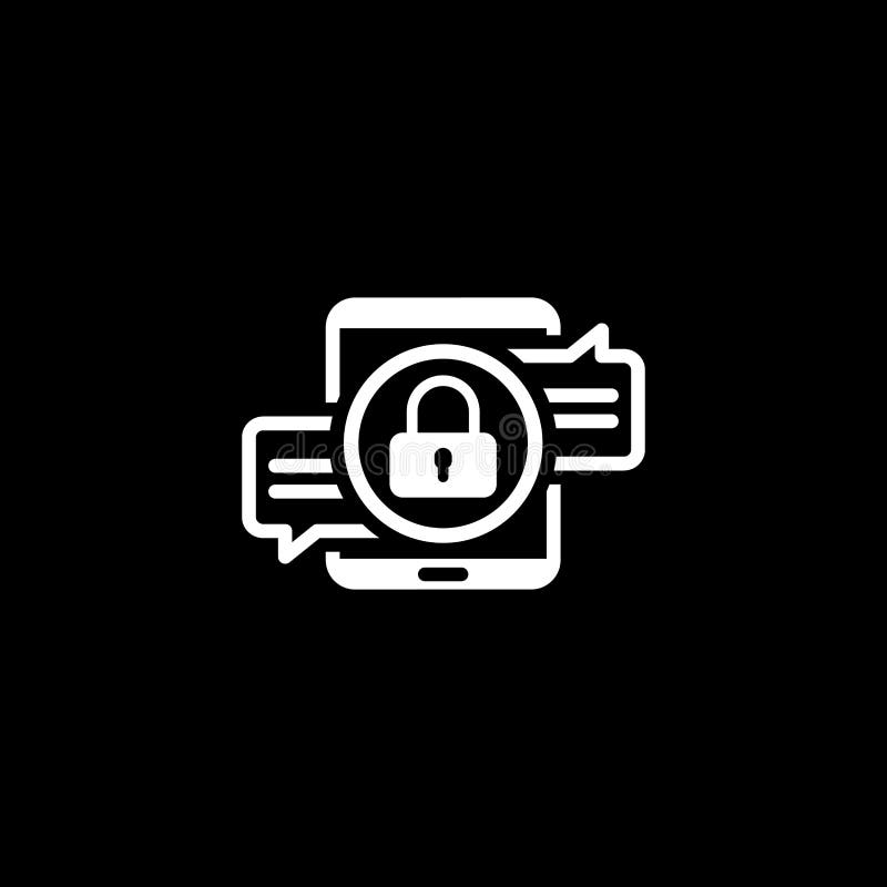 Encrypted Messaging Icon. Grey Button Design Stock Illustration ... Encrypted Messaging Icon. Grey Button Design Stock Illustration ...