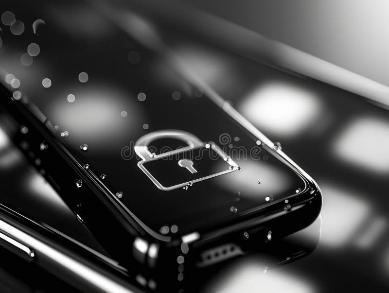 Encrypted Phone stock illustration. Illustration of privacy - 359592660